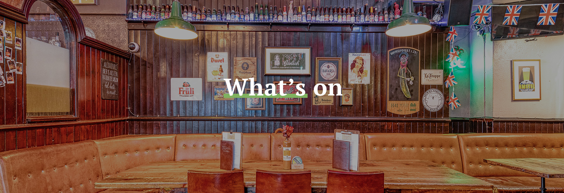 Events at De Hems Dutch Cafe Bar London